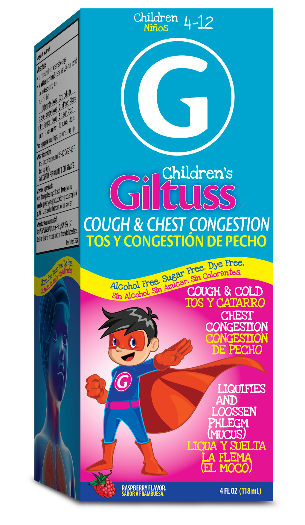 CHILDREN’S GILTUSS® Cough & Chest Congestion – 4 OZ – Giltuss Multisite