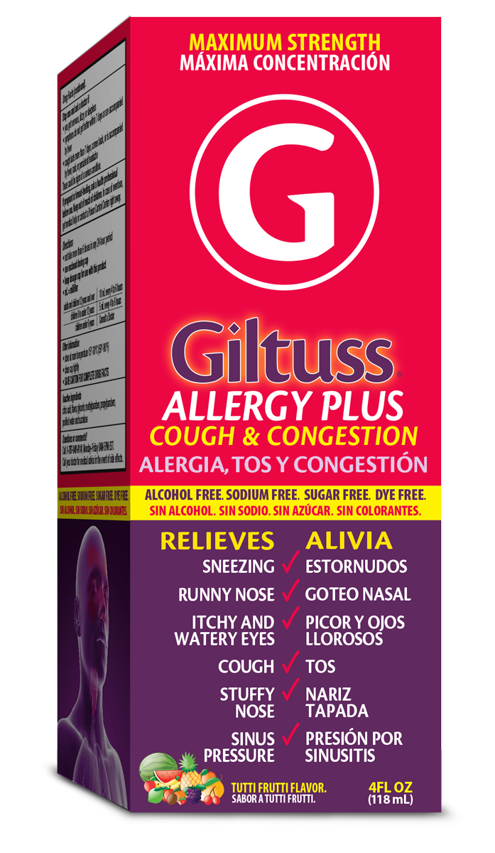 GILTUSS® Allergy Plus Cough & Congestion – 4 OZ – Giltuss Multisite