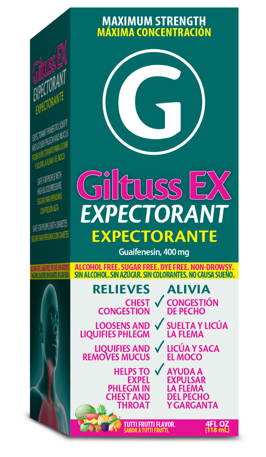 CHILDREN’S GILTUSS® EX Expectorant – 4 OZ – Giltuss Multisite